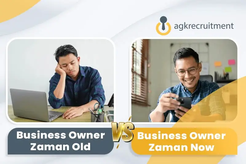 Business Owner Zaman Old vs Business Owner Zaman Now